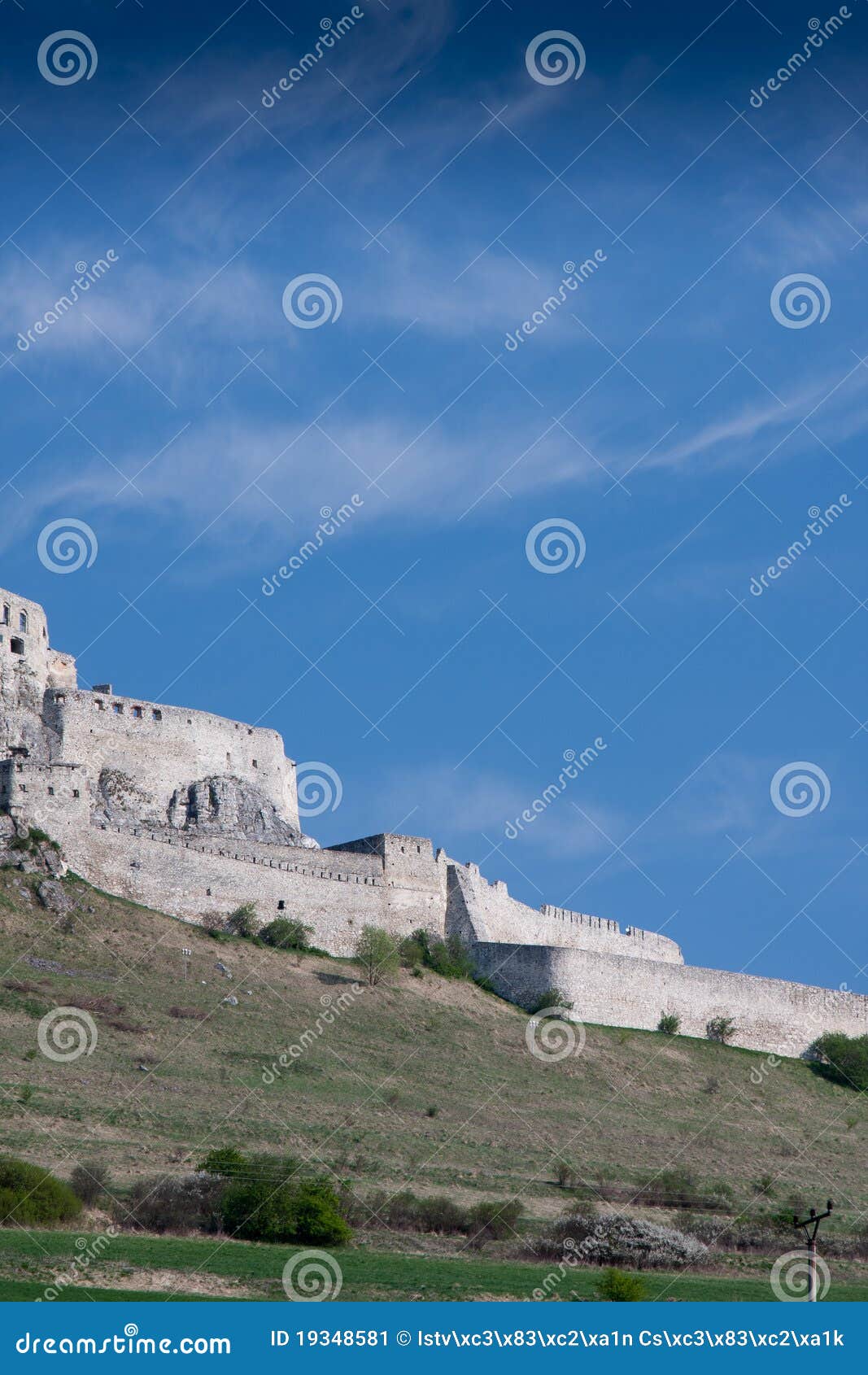 Spissky Castle, Slovakia stock image. Image of history - 19348581