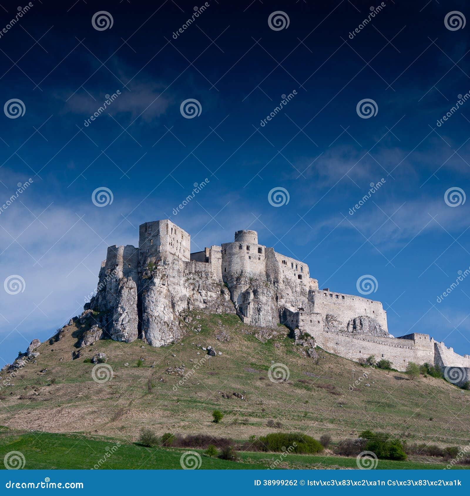 Spissky Castle, Slovakia stock photo. Image of fortification - 38999262