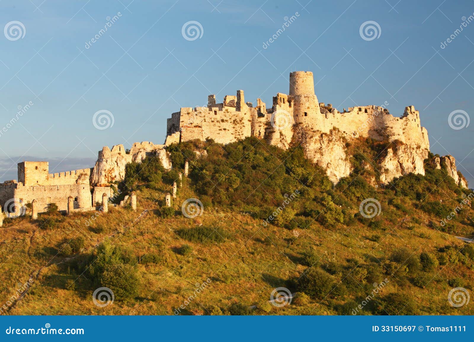 Spissky Castle, Slovakia stock image. Image of hrad, fall - 33150697