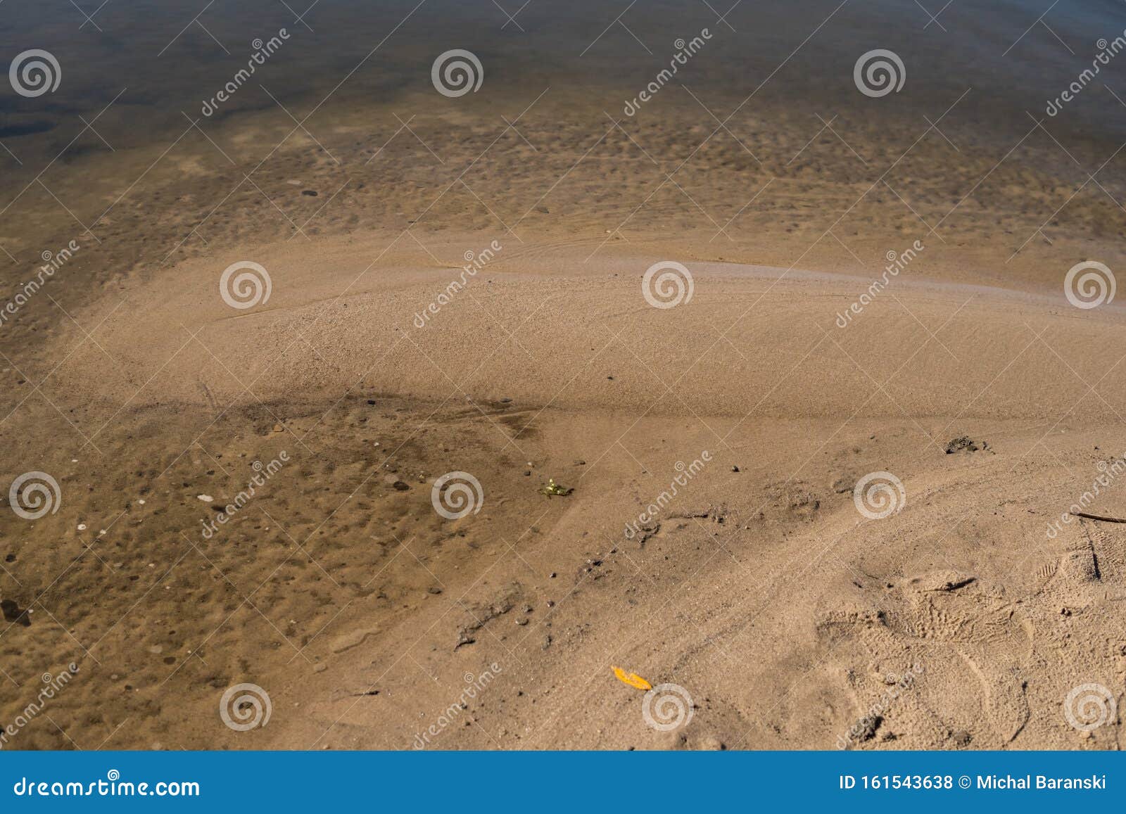 Spit Forming on a River Bank Stock Photo - Image of deposition ...