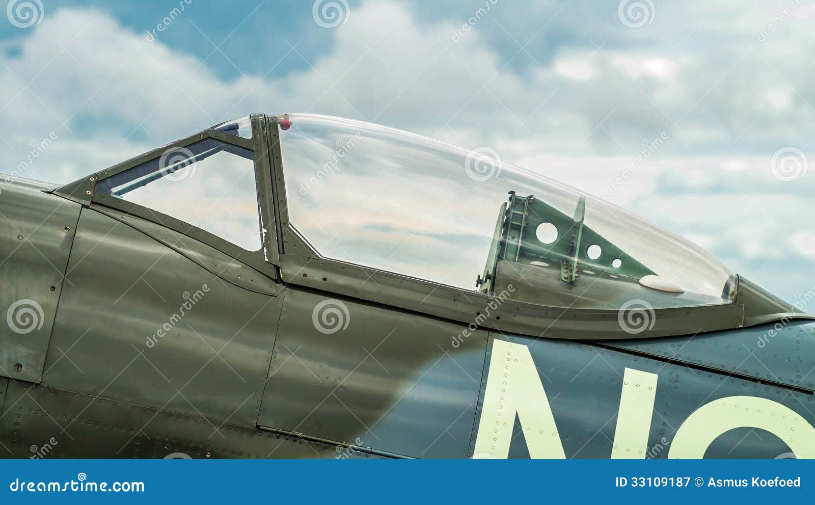 Spitfire Canopy stock image. Image of battle, warplane - 33109187