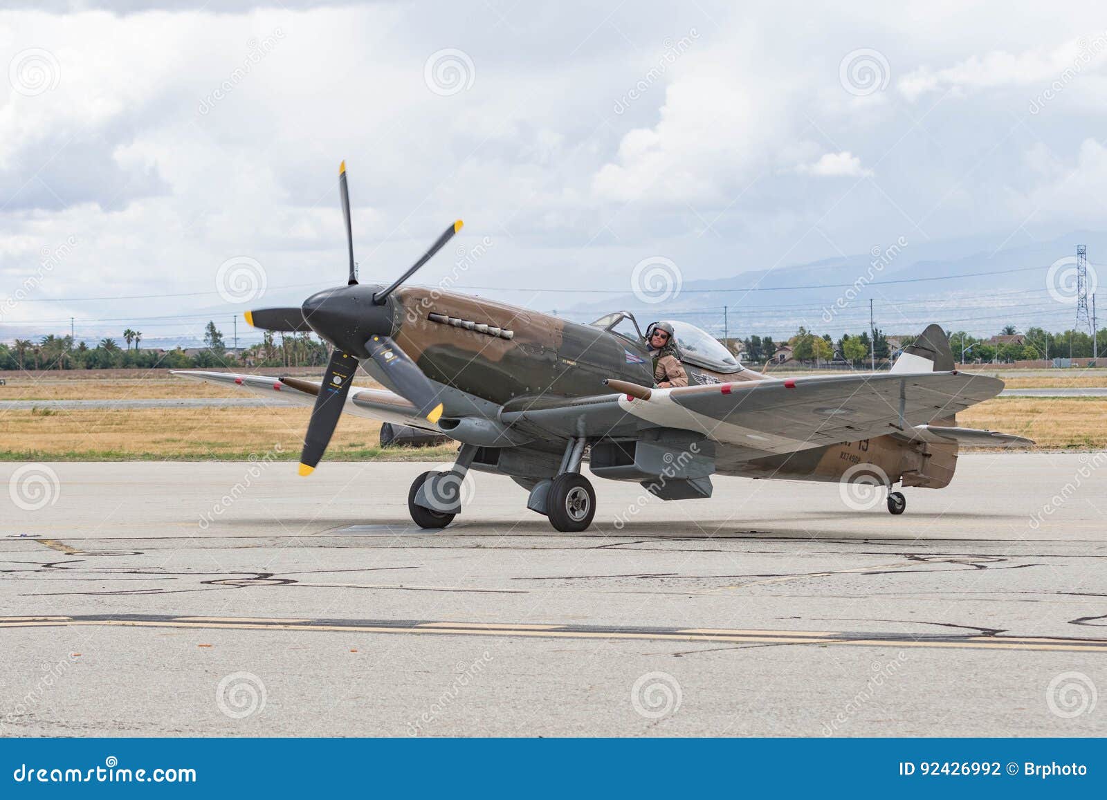 Spitfire Di Vickers Supermarine Su Esposizione Fotografia Editoriale ...