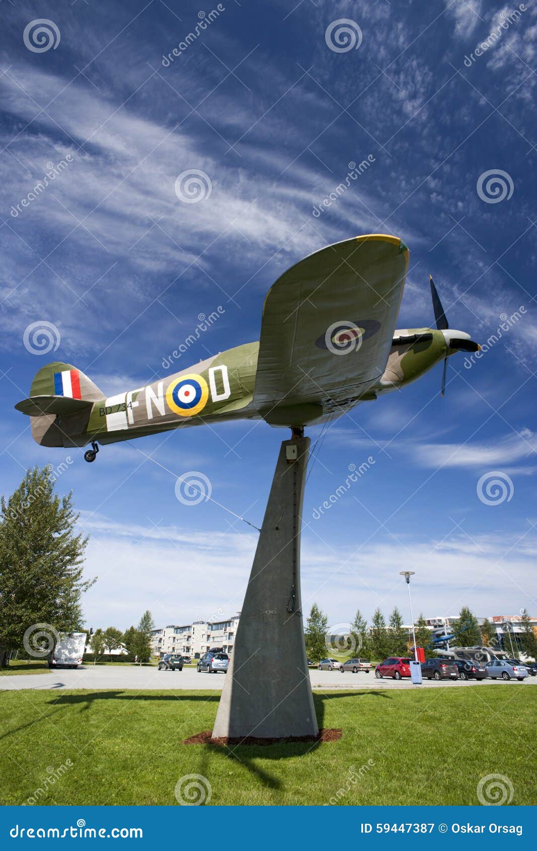 Spitfire Monument World War 2 Editorial Photography - Image of defense ...