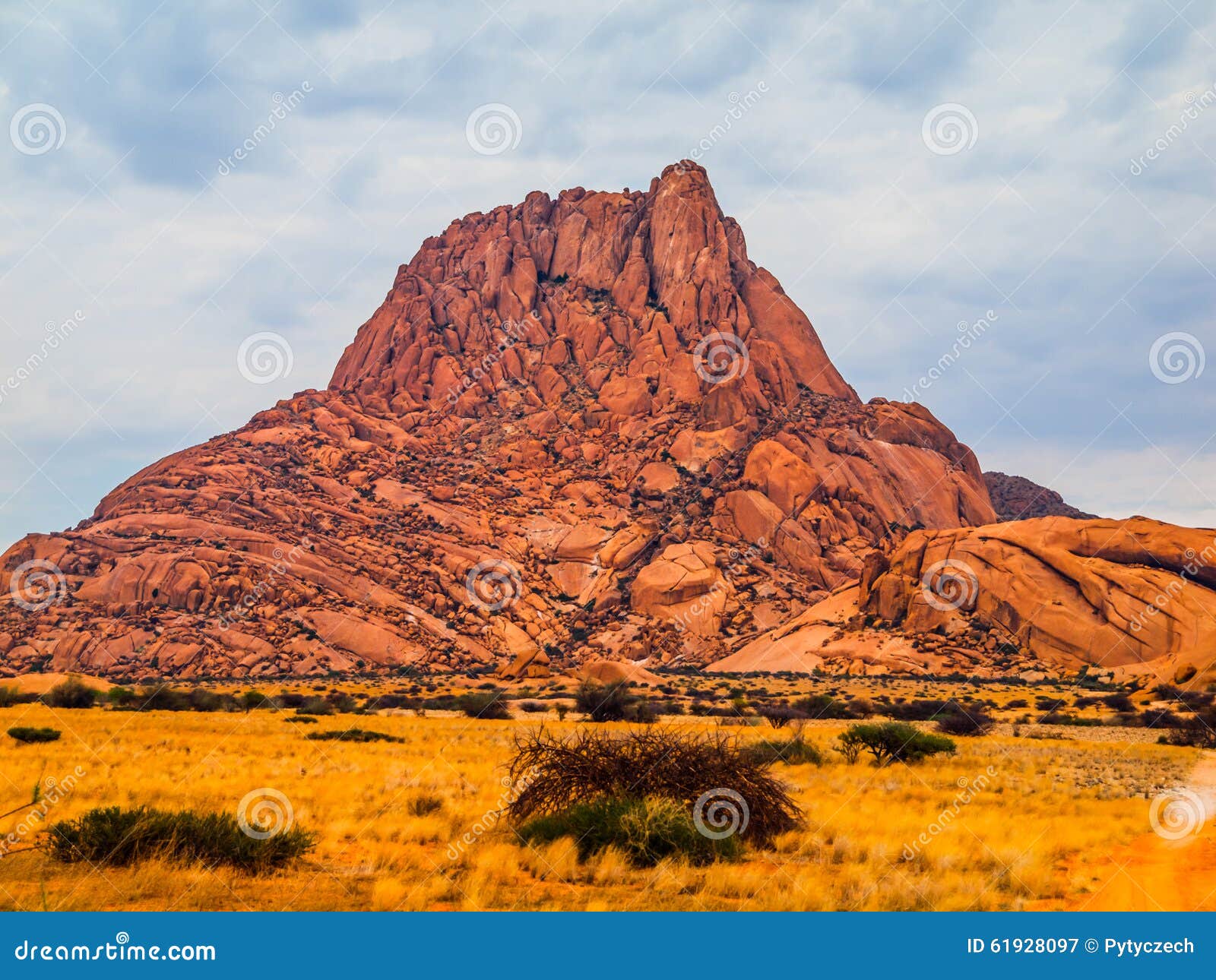 Spitskoppe Mountain in Namibia Stock Image - Image of mountain, desert ...