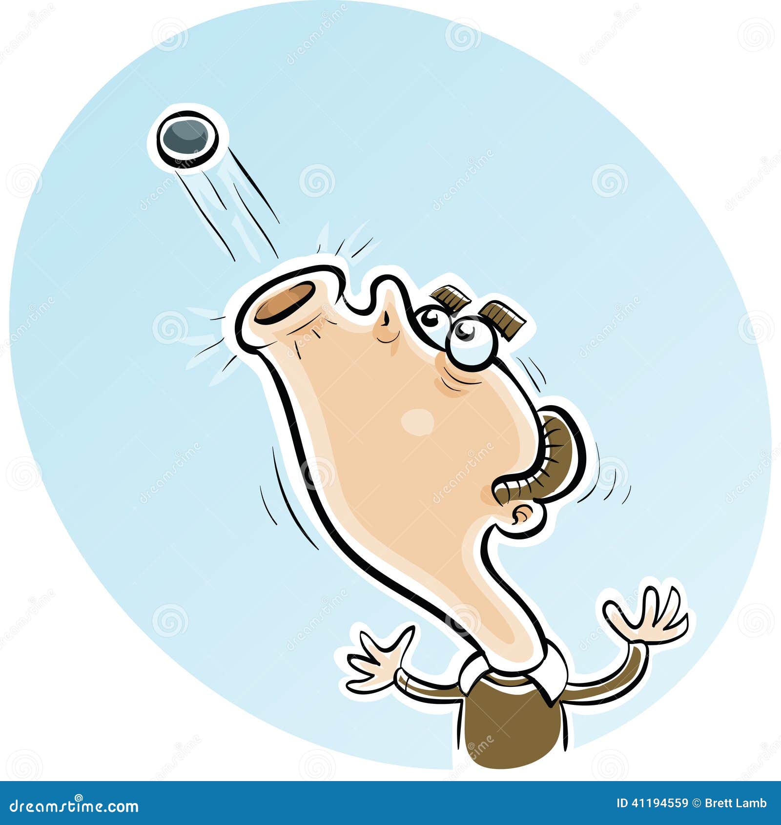 Spitting Ball stock illustration. Illustration of spitting - 41194559
