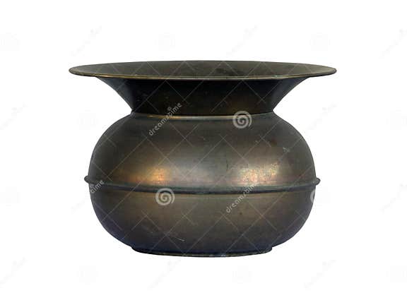 Spittoon stock photo. Image of used, spittoon, worn, metal - 4366072