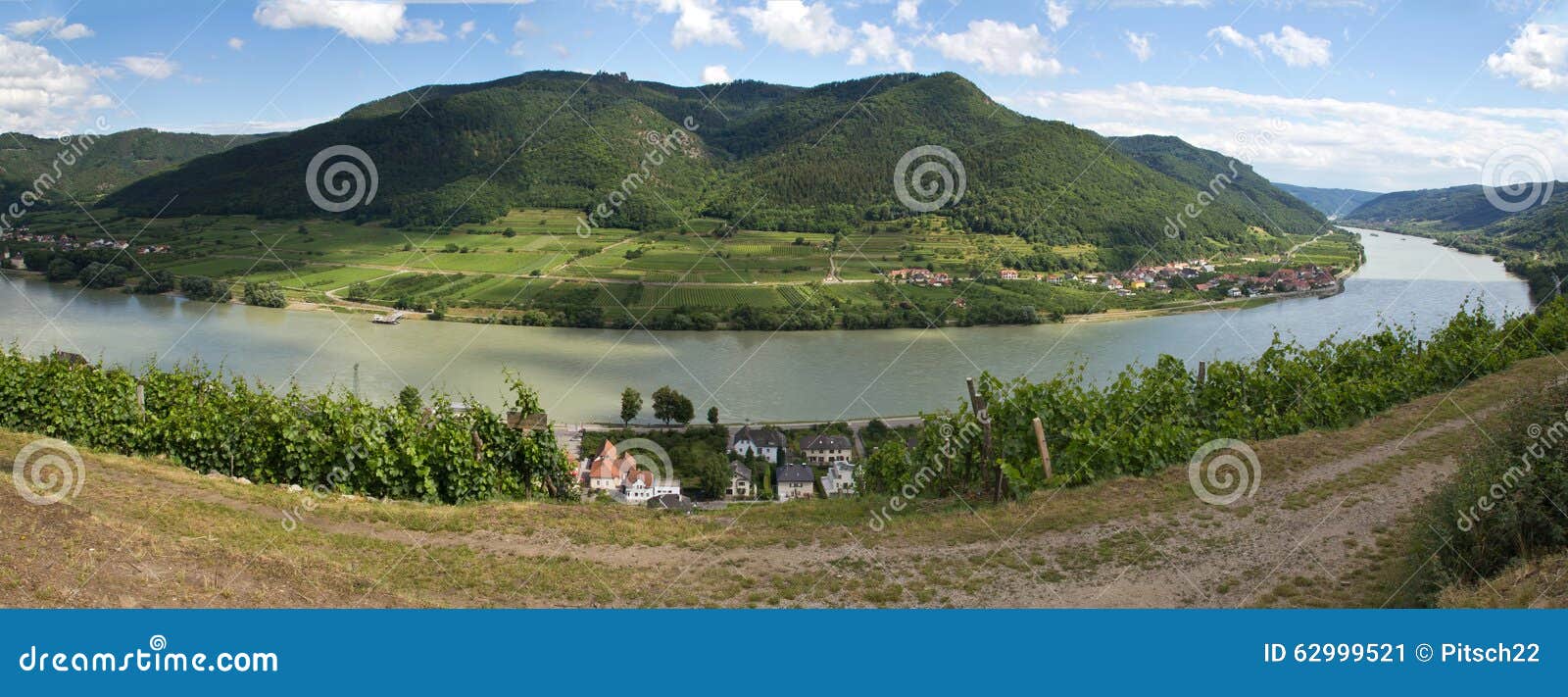Spitz with Danube stock image. Image of nature, spitz - 62999521