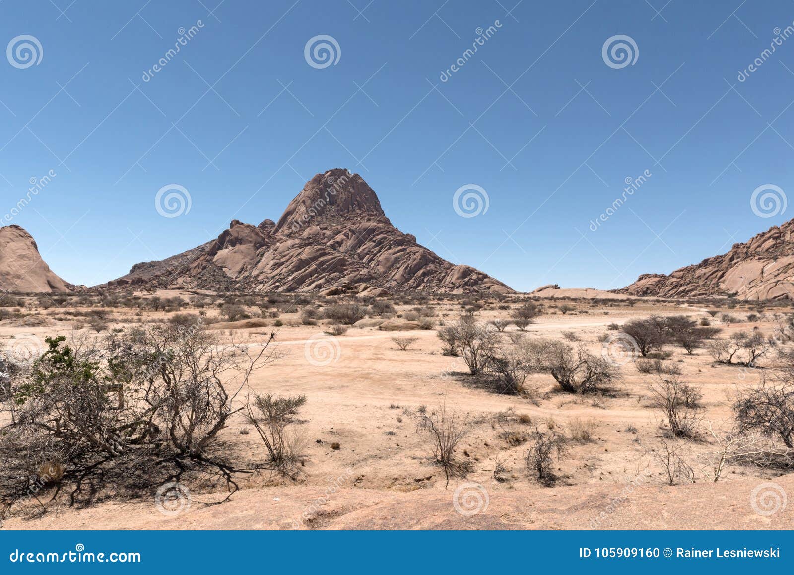 Spitzkoppe Group of Bald Granite Peaks in the Namib Desert of Namibia ...