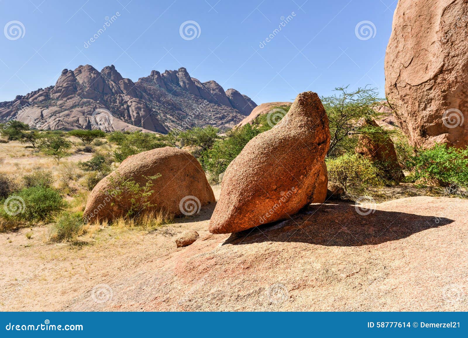 Spitzkoppe, Namibia stock photo. Image of background - 58777614