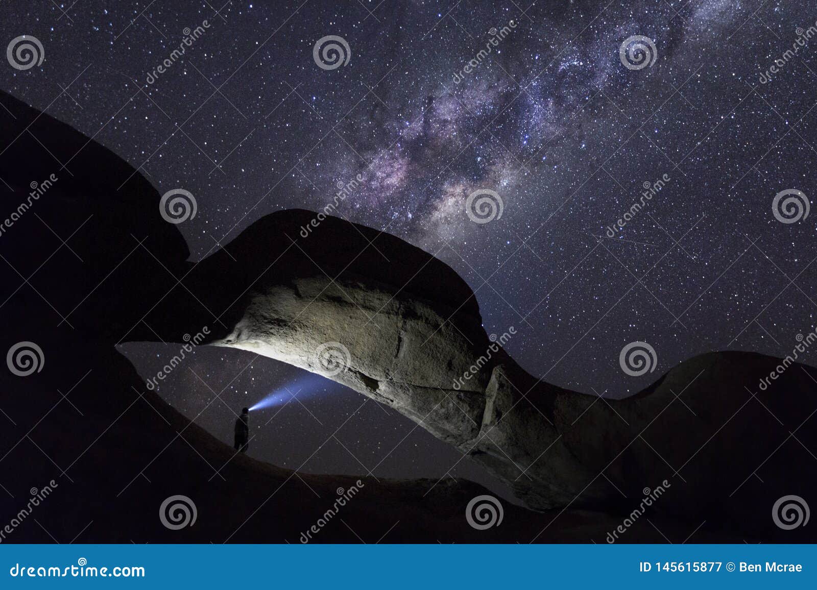The Spitzkoppe Rock Arc Under the Milky Way Stock Image - Image of ...