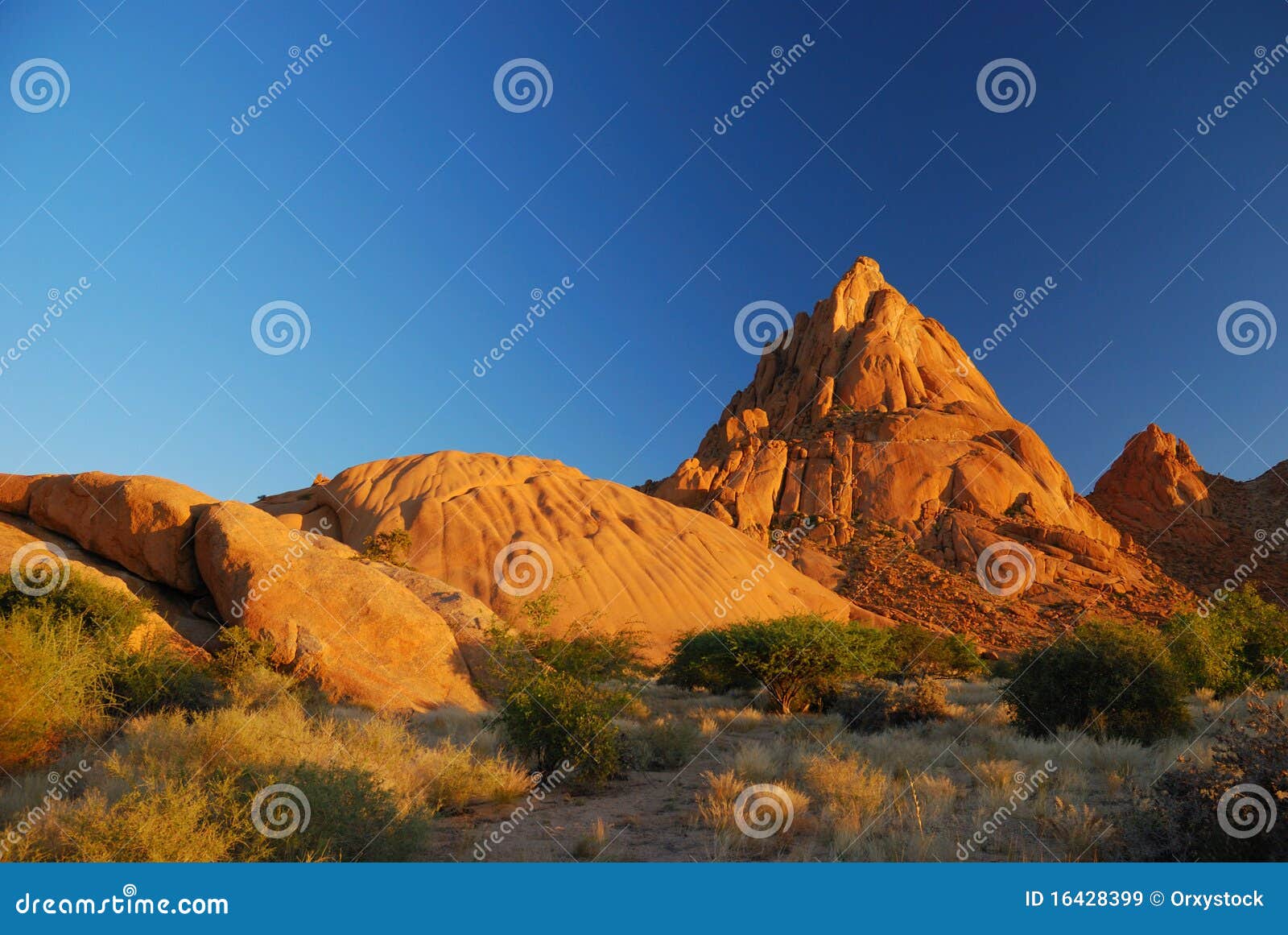 Spitzkoppe during sunset stock image. Image of sunset - 16428399