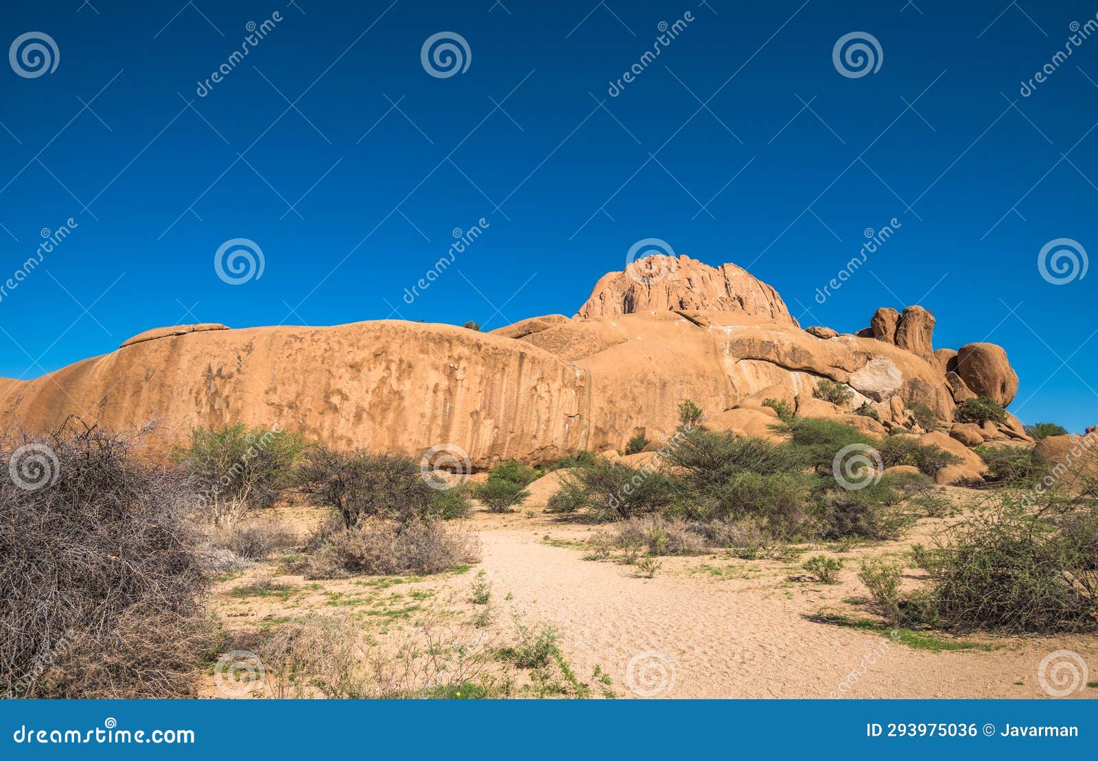 Spitzkoppe, Unique Rock Formation in Damaraland, Namibia Stock Photo ...