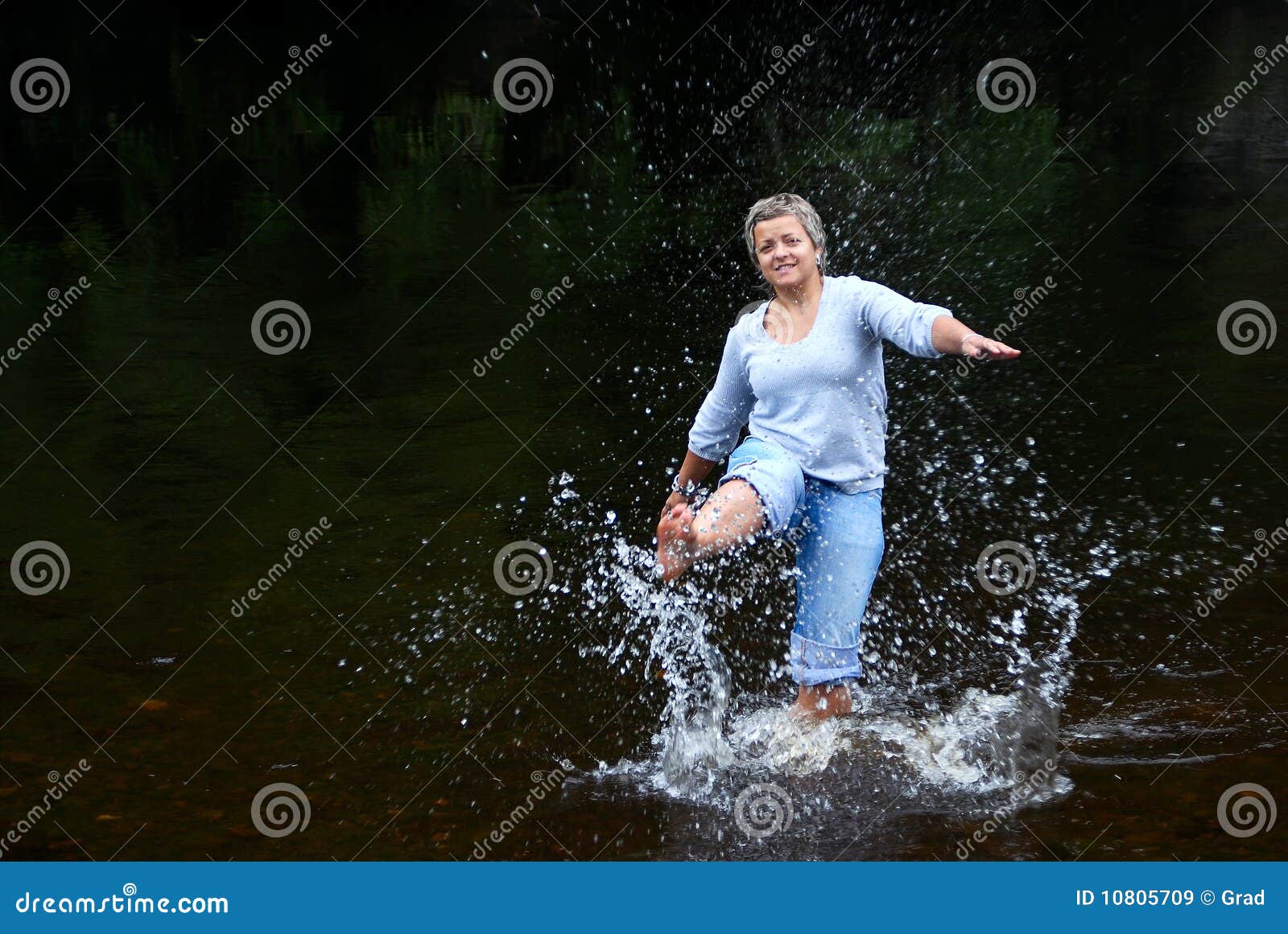 Splash stock image. Image of splashing, action, women - 10805709