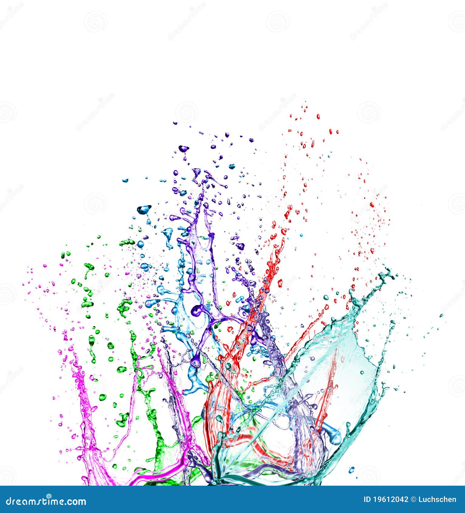 Splash stock photo. Image of isolated, pour, color, drop - 19612042