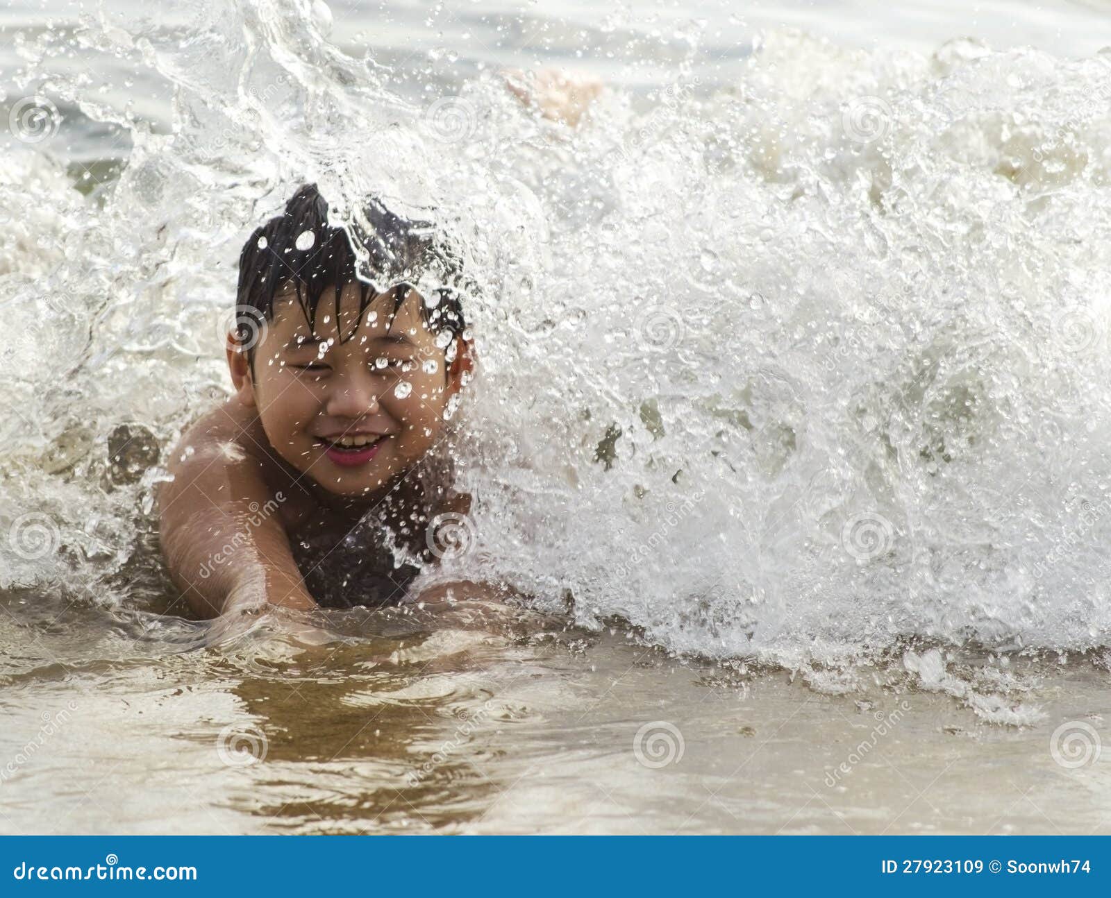 Splash stock image. Image of water, happy, splashes, beach - 27923109