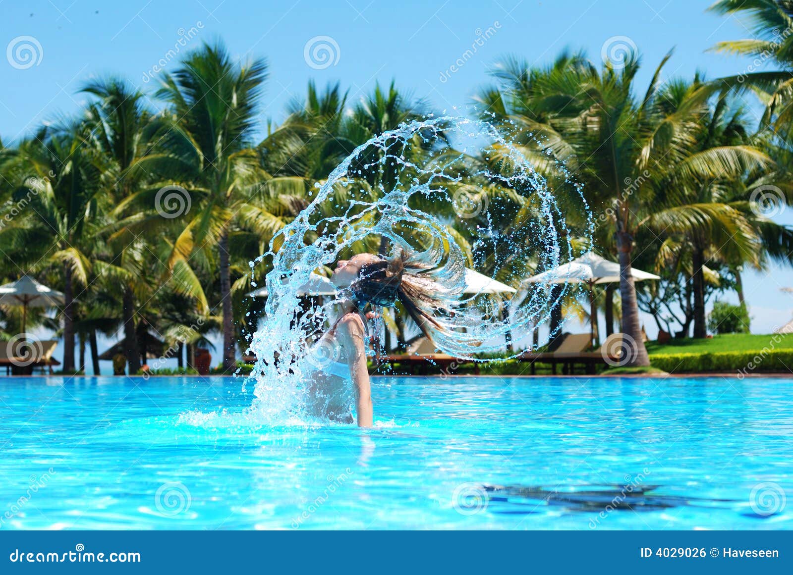 Splash stock photo. Image of recreational, leisure, relaxation - 4029026