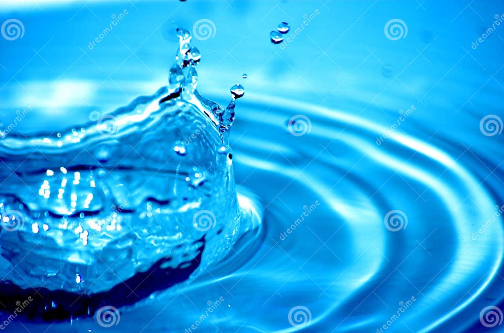 Splash stock photo. Image of ocean, drop, abstract, symmetrical - 877758