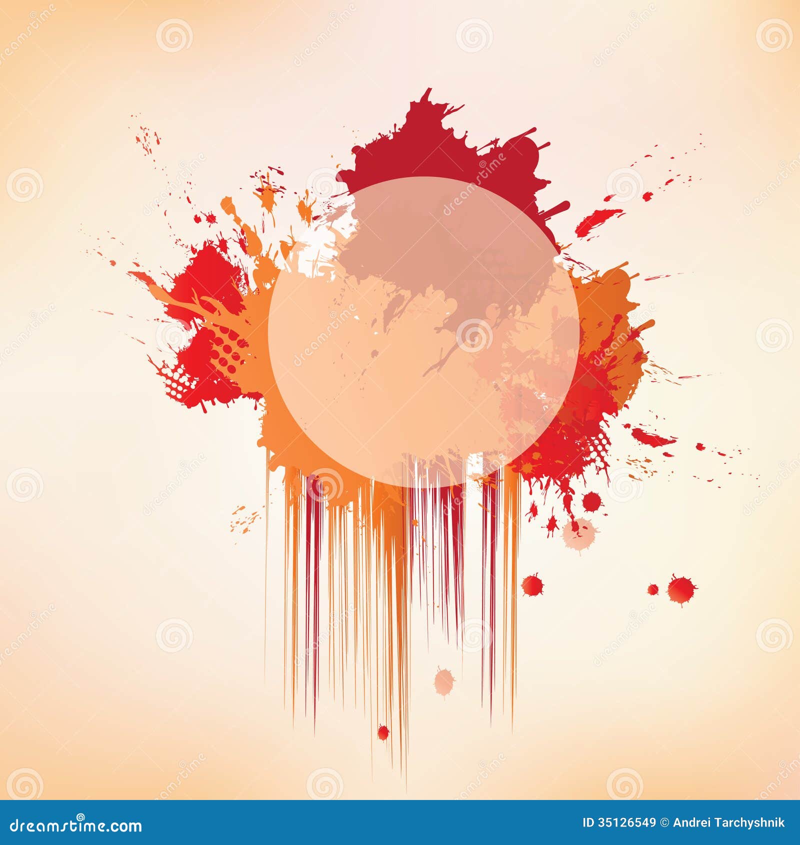 Splash on Abstract Background Stock Vector - Illustration of decorative ...