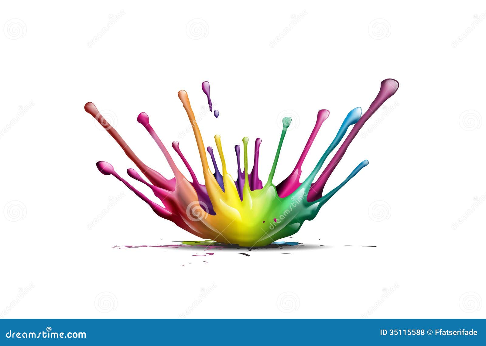 Splash stock photo. Image of cartridge, impact, catcher - 35115588