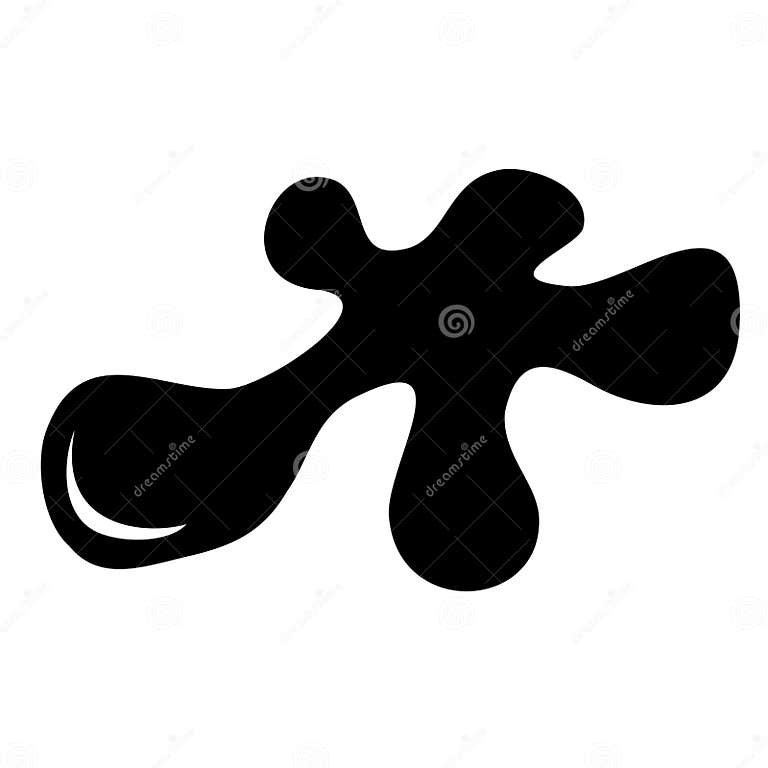 Splash, Abstract Shape, Simple Vector Hand Draw Sketch Doodle Stock ...