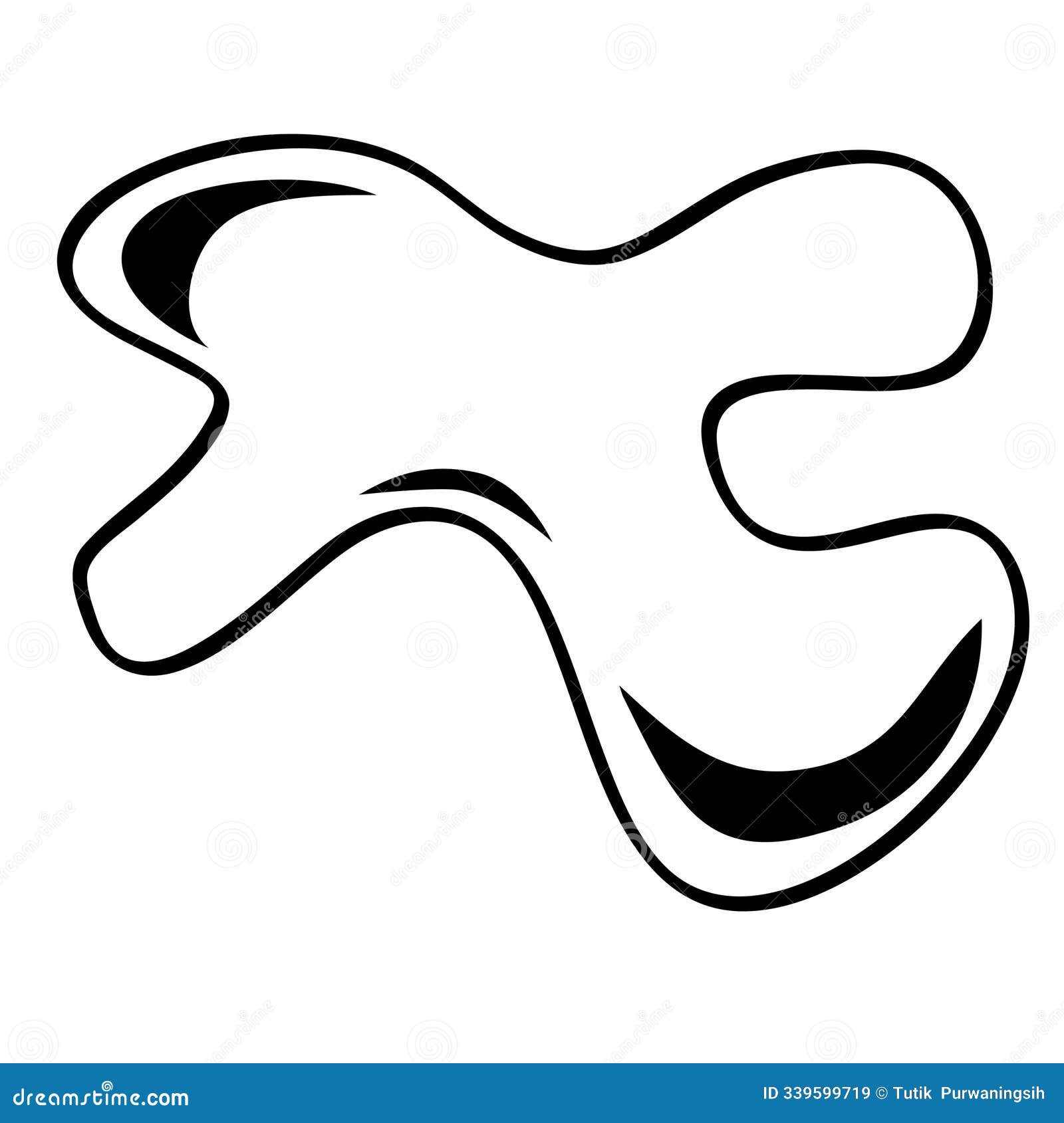 Splash, Abstract Shape, Simple Vector Hand Draw Sketch Doodle Stock ...