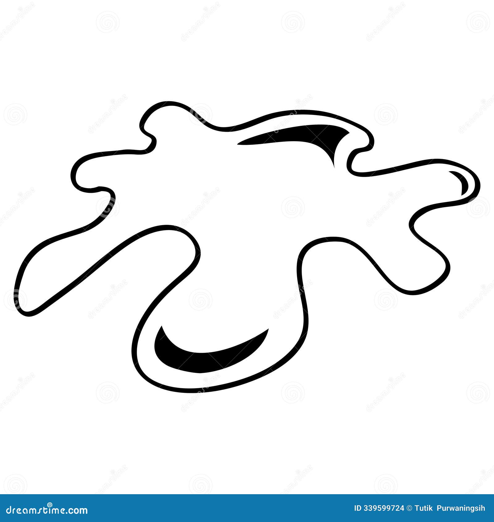 Splash, Abstract Shape, Simple Vector Hand Draw Sketch Doodle Stock ...