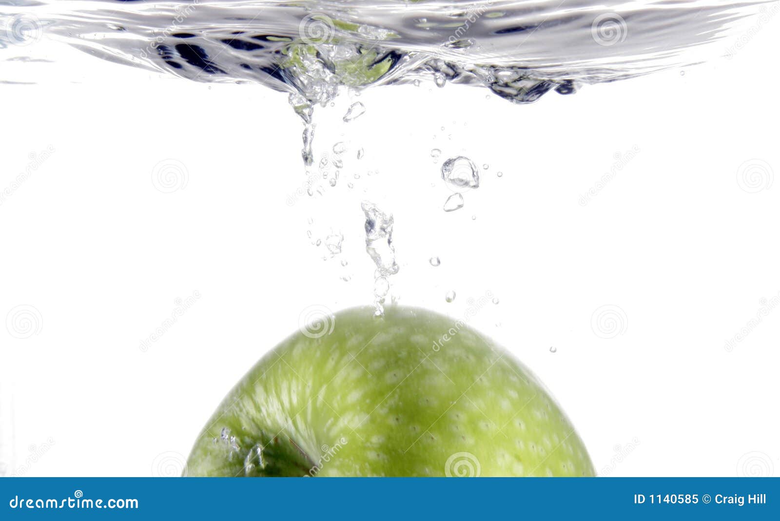 Splash of apple stock image. Image of bubble, green, healthy - 1140585