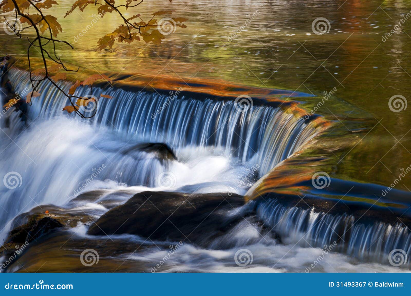 Splash of Autumn stock image. Image of silky, bond, scenic - 31493367