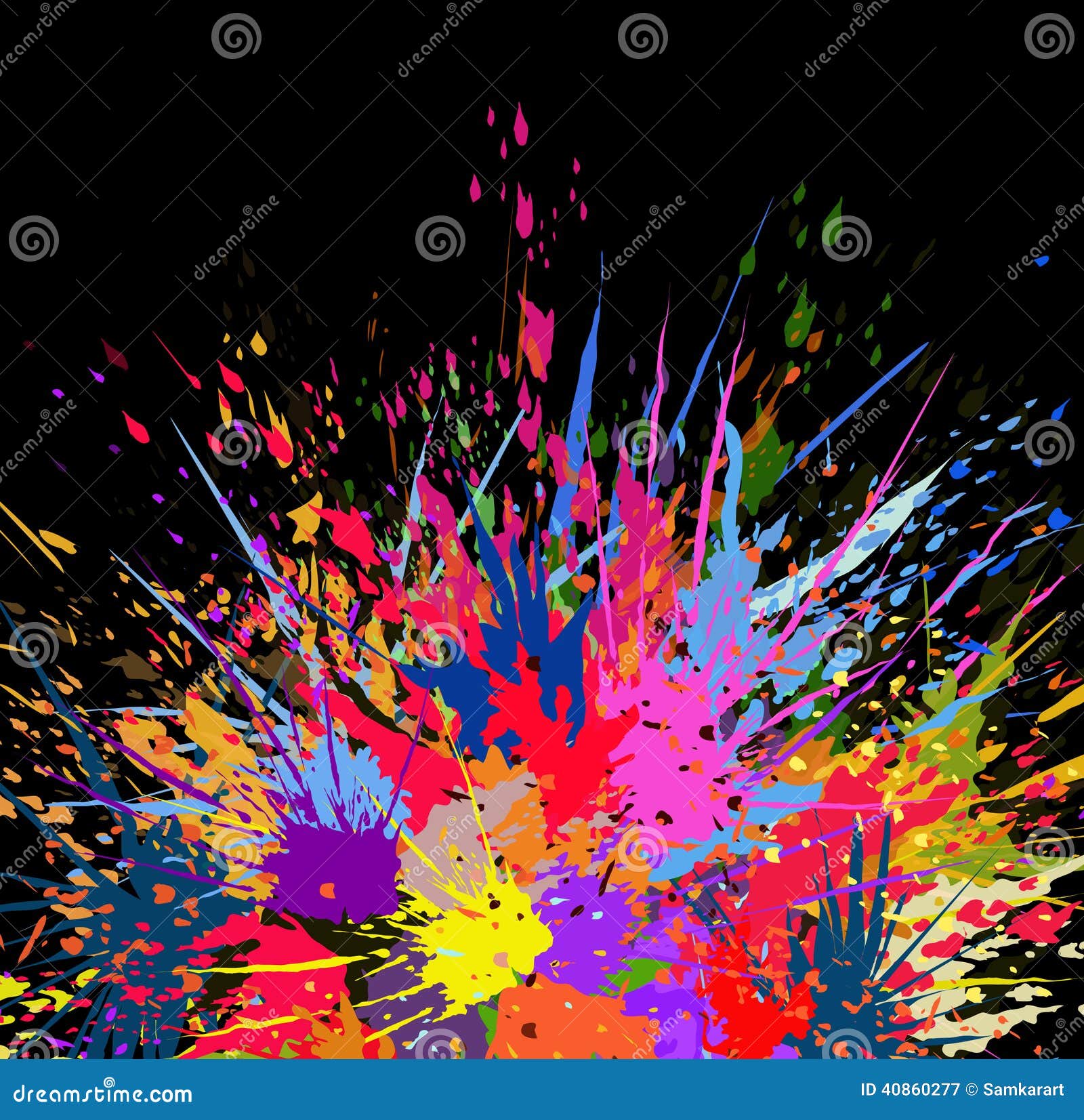 Splash Background-vector stock vector. Illustration of abstract - 40860277