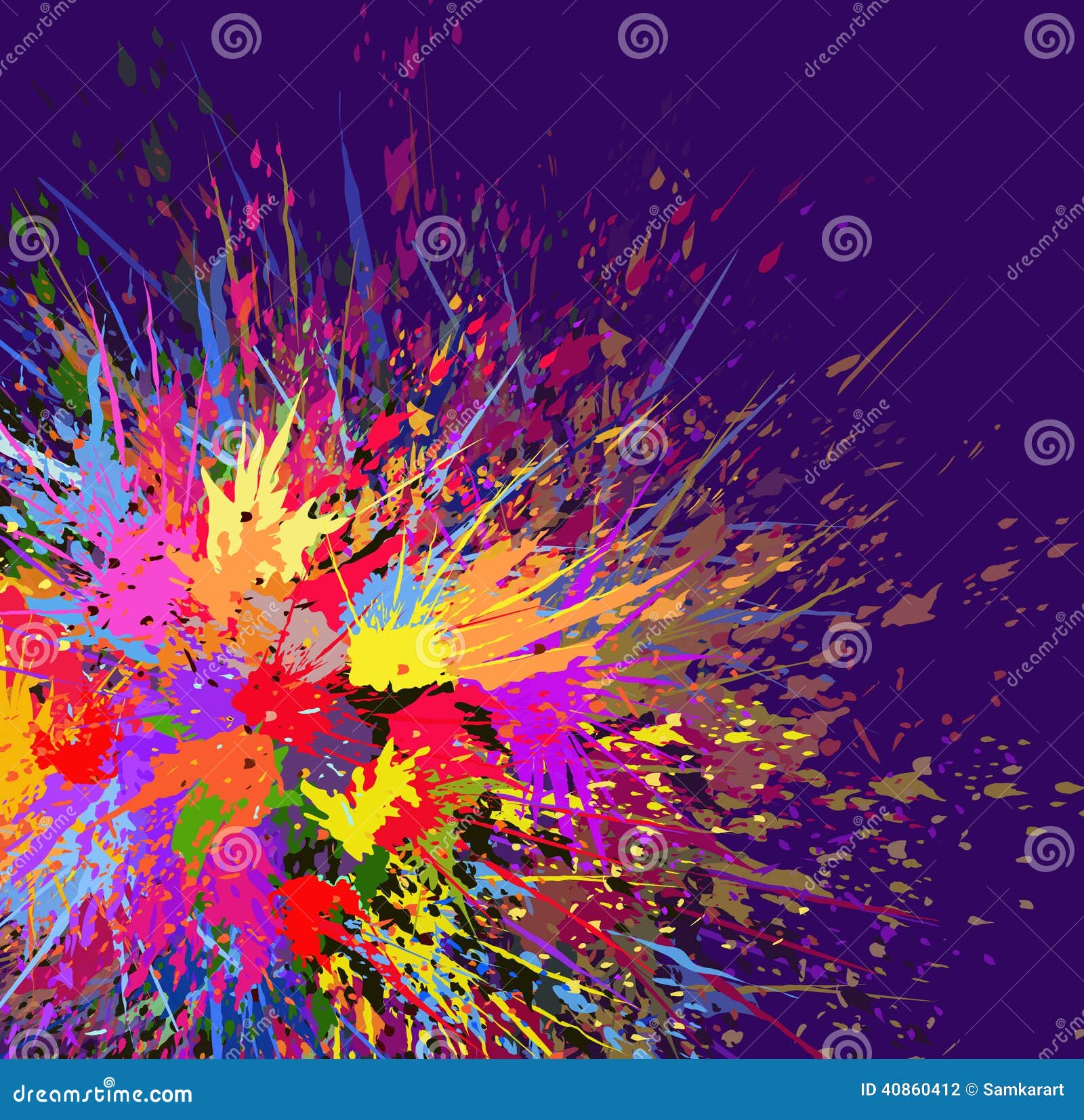 Splash Background-vector stock vector. Illustration of faordf - 40860412
