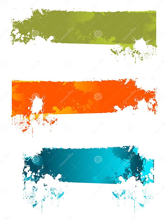 Splash banner stock vector. Illustration of colorful, firewall - 8606225