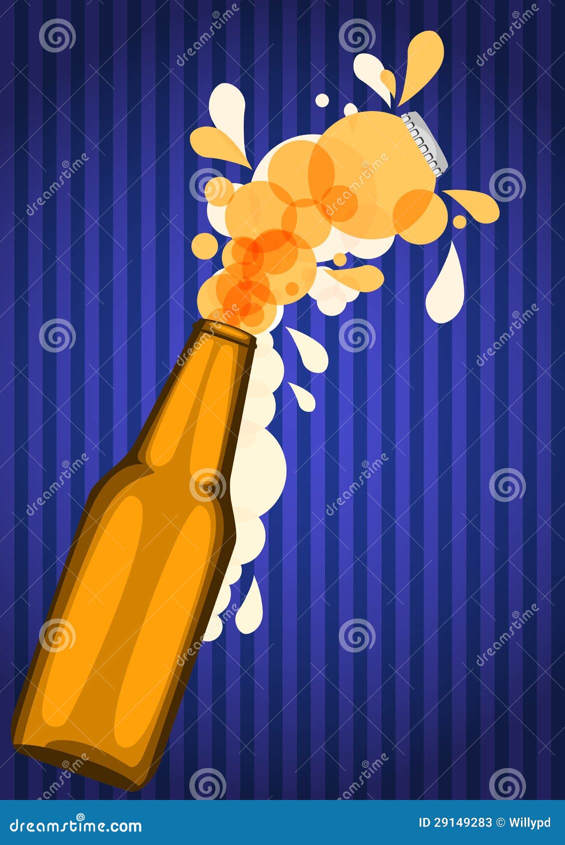 Splash beer stock vector. Illustration of beer, drip - 29149283