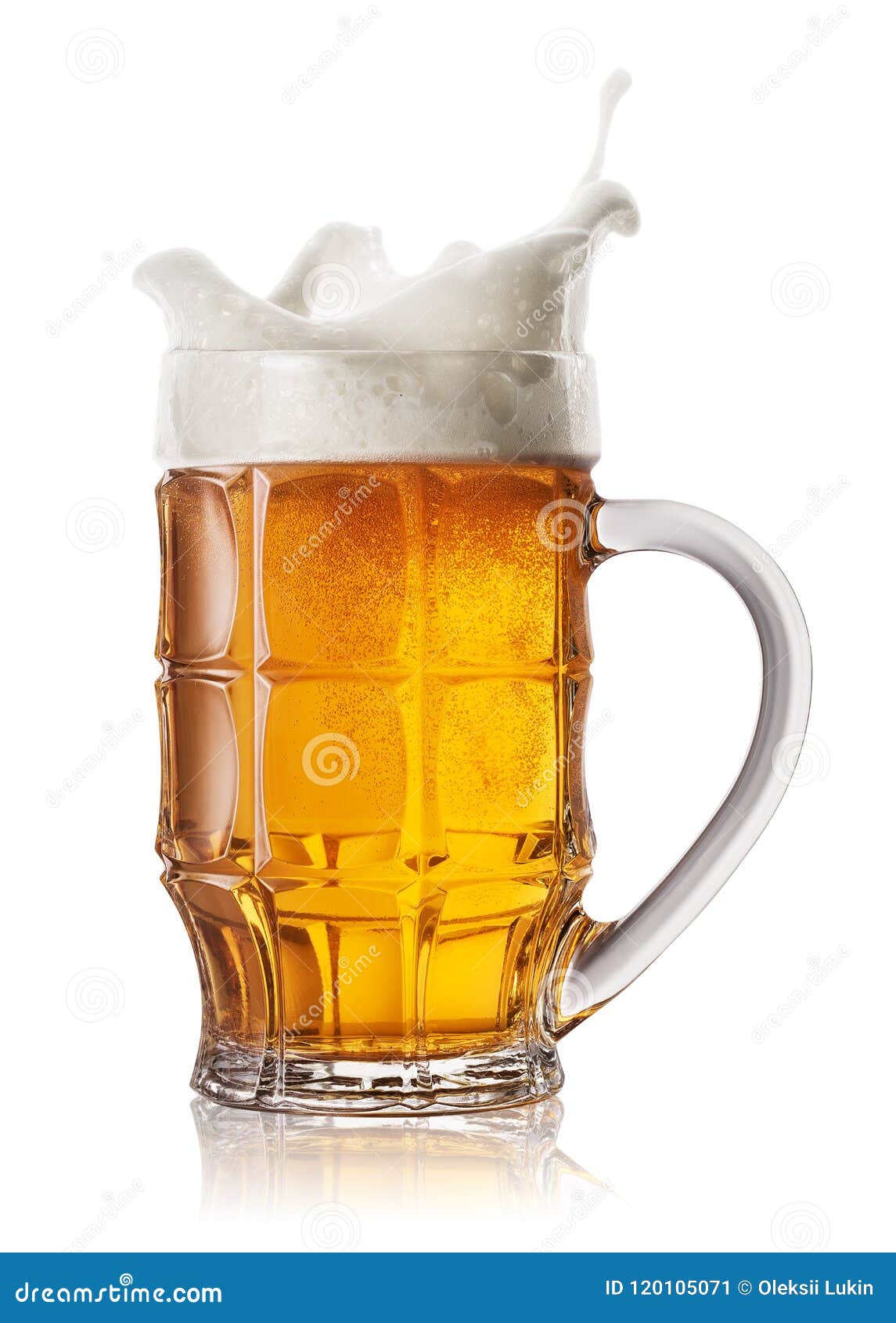 Splash in beer mug stock image. Image of bubble, drink - 120105071