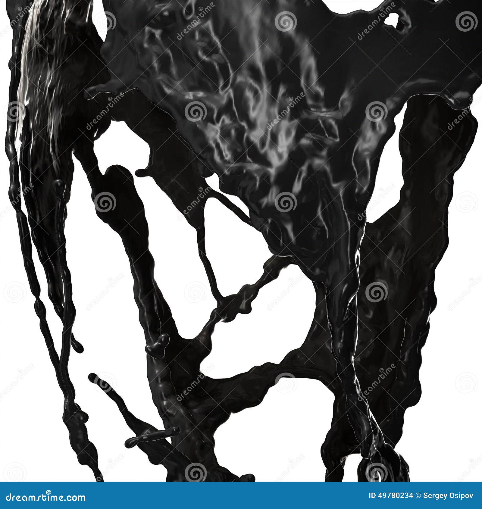 Splash of black fuel oil stock illustration. Illustration of clear ...