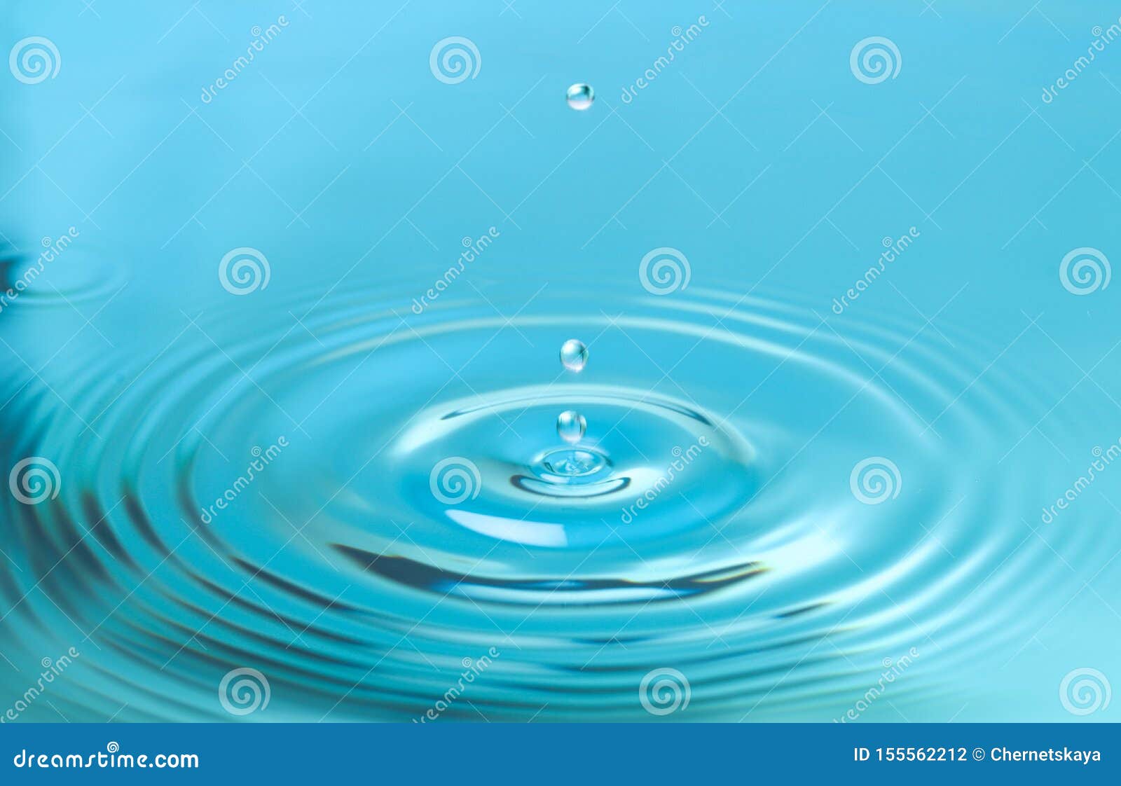 Splash of Blue Water with Drop, Stock Photo - Image of abstract, clear ...
