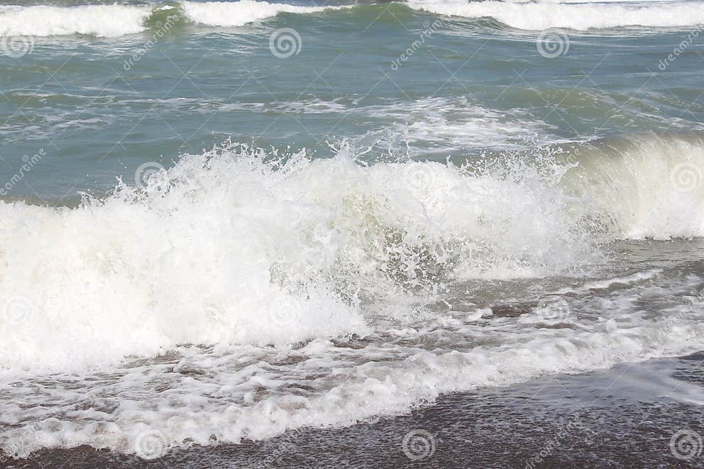 Splash Blue Waves Aesthetic Stock Photo - Image of ocean, blue: 282903676