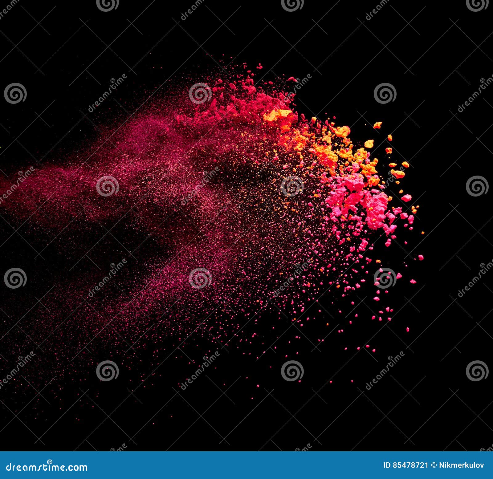 Splash of Bright Crushed Eye Shadow Stock Image - Image of abstract ...