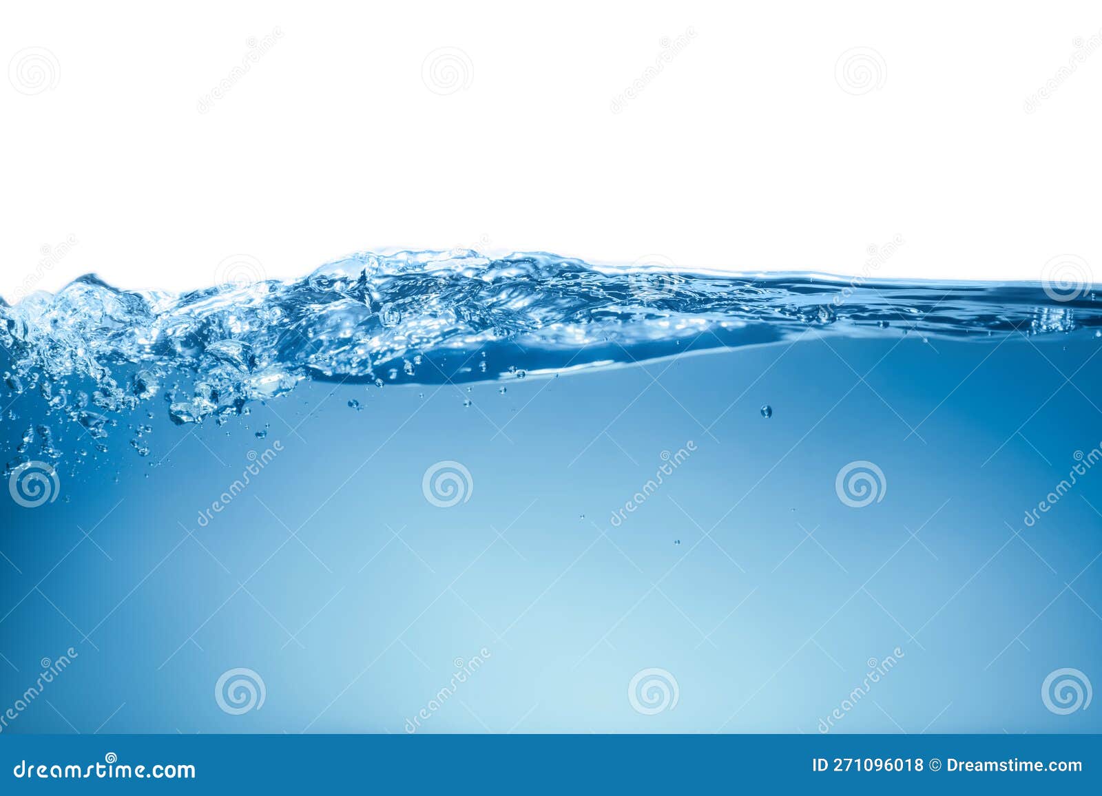 Splash of Clear Blue Water on White Background Stock Photo - Image of ...