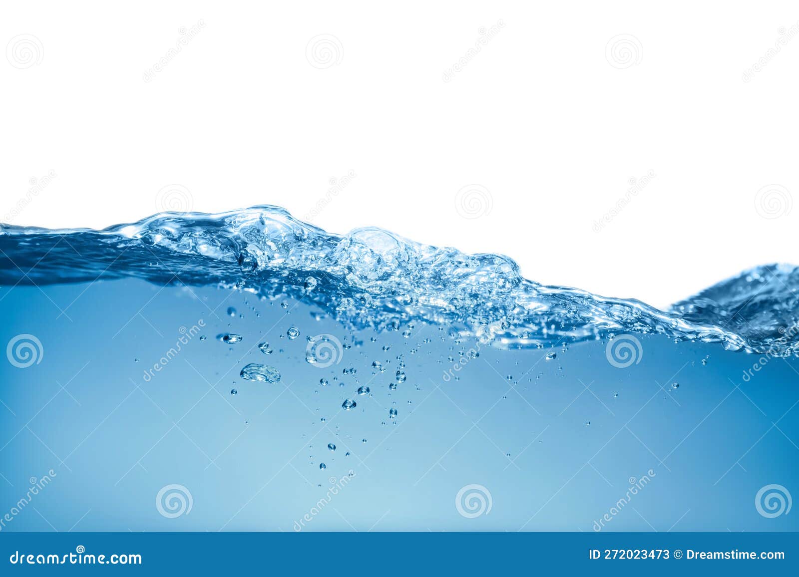 Splash of Clear Blue Water on White Background Stock Image - Image of ...