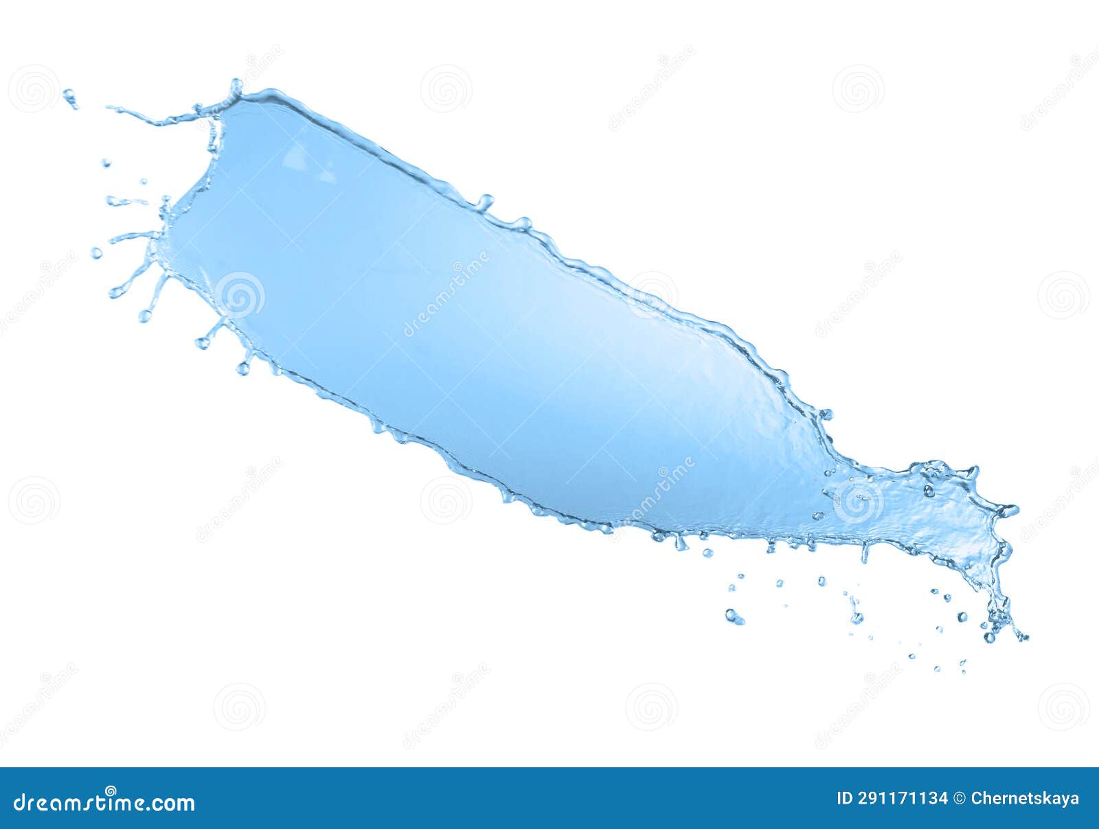 Splash of Clear Water Isolated on White Stock Photo - Image of drip ...