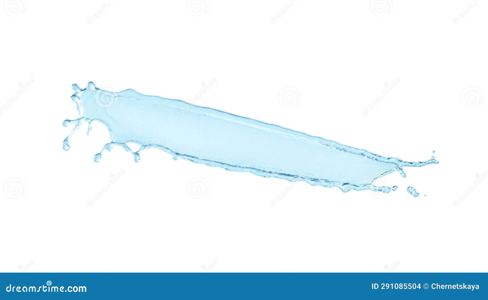 Splash of Clear Water Isolated on White Stock Photo - Image of falling ...