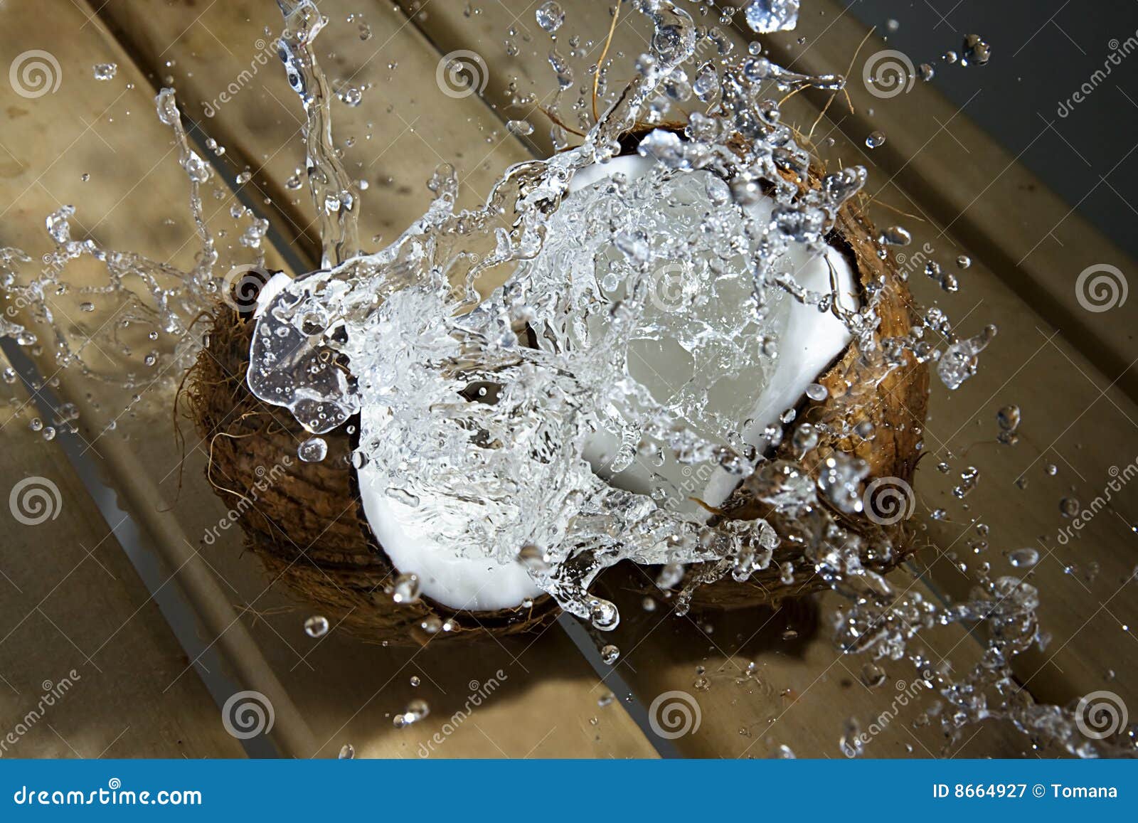Splash of coconut milk stock image. Image of plate, water - 8664927