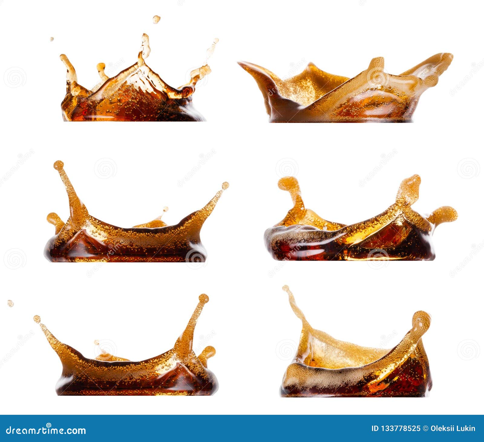 Splash of cola set stock image. Image of cola, kola - 133778525