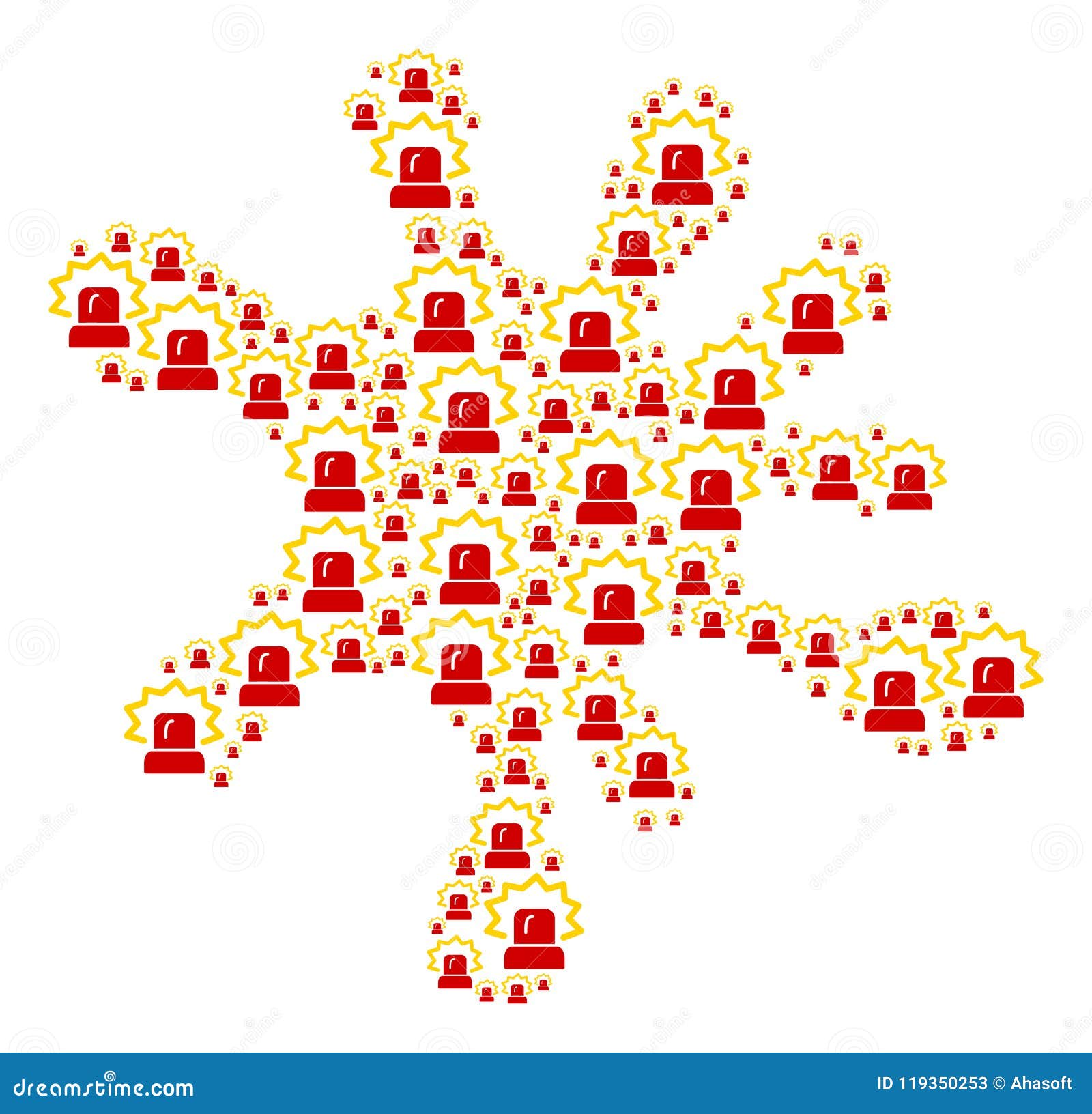 Splash Shape of Alarm Icons Stock Vector - Illustration of drip ...