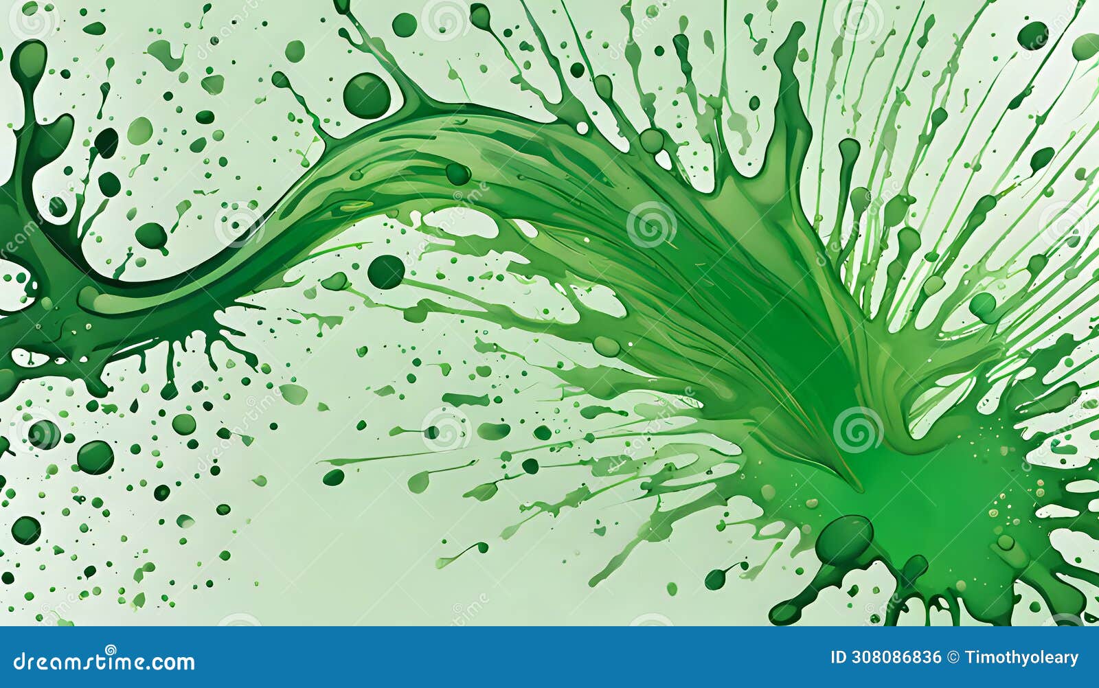 Green Splash Textures Producing a Magnificent Abstract Pattern Stock ...