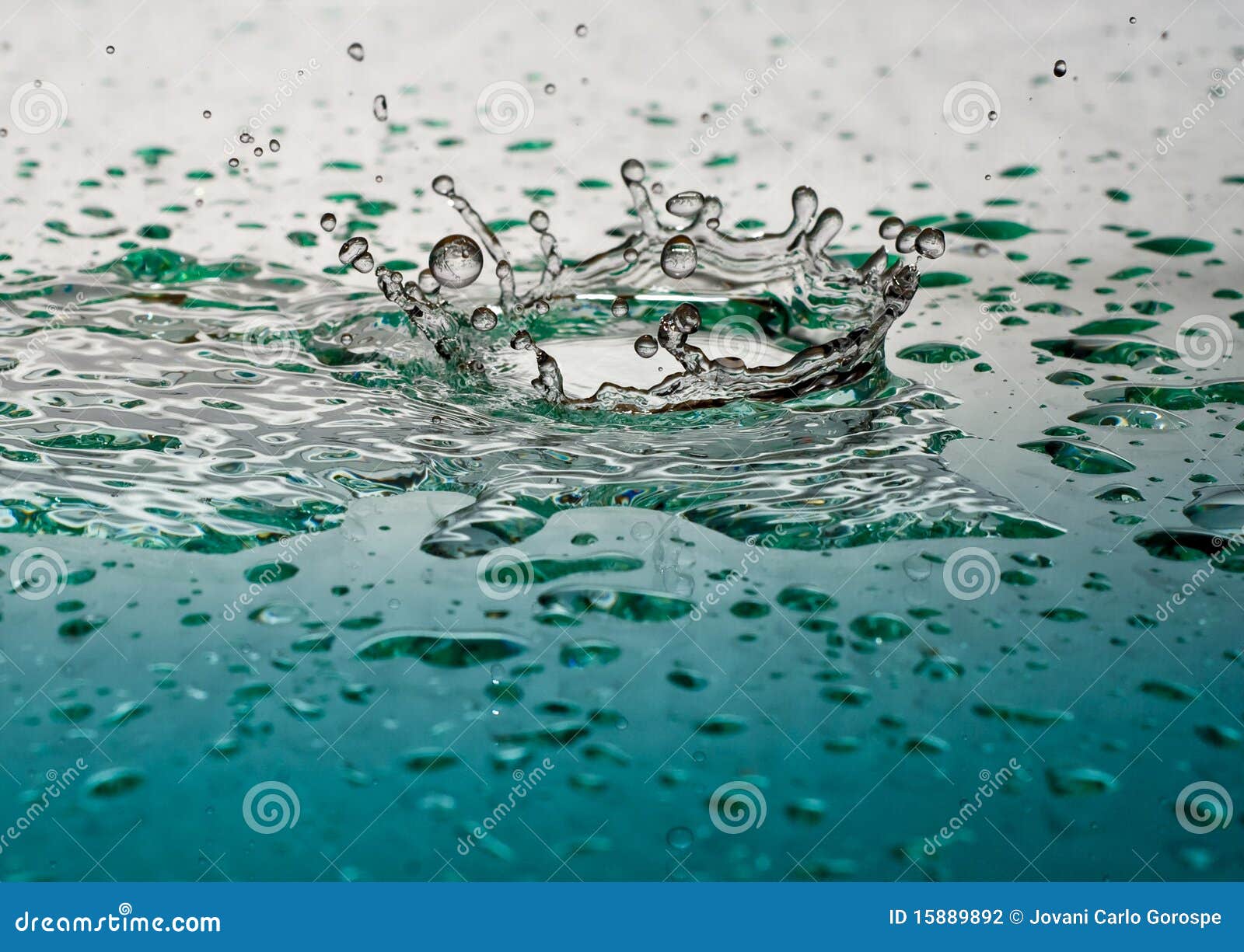Splash Crown of Liquid stock photo. Image of moving, environment - 15889892