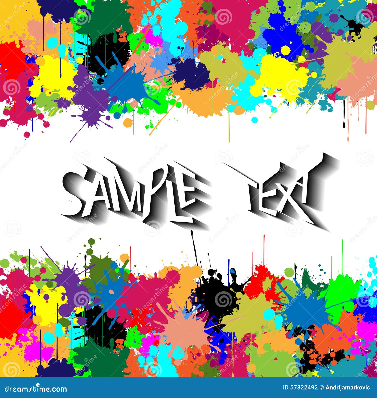 Splash design stock vector. Illustration of artistic - 57822492