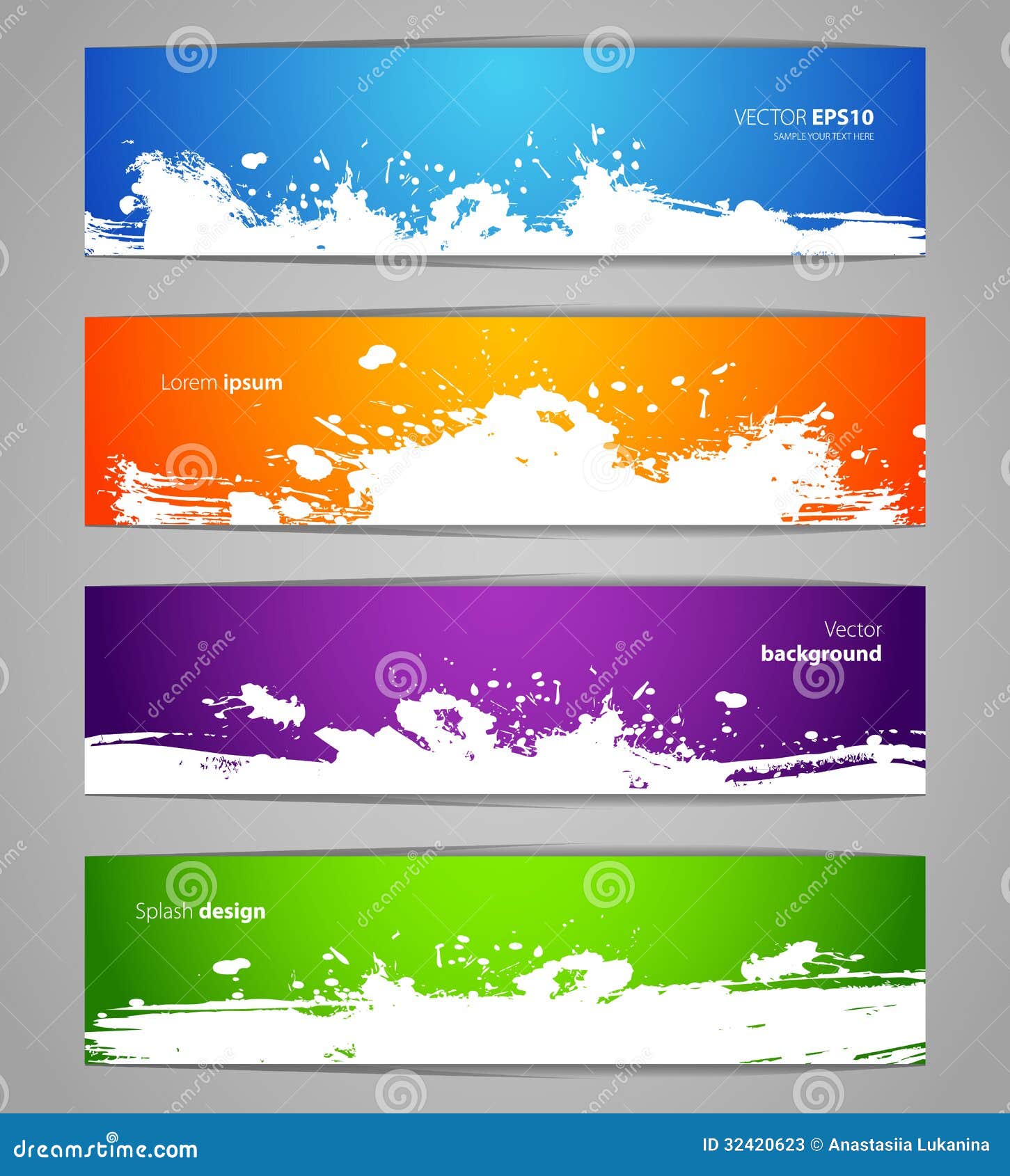 Splash designs set stock illustration. Illustration of creative - 32420623