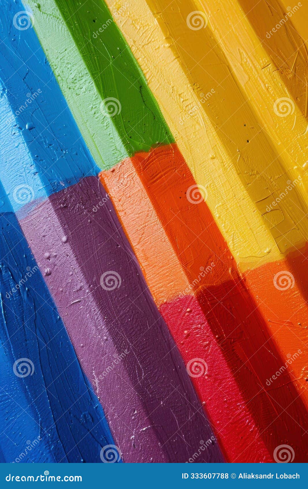 A Splash of Different Rainbow Colors. Background of Rainbow Colors ...