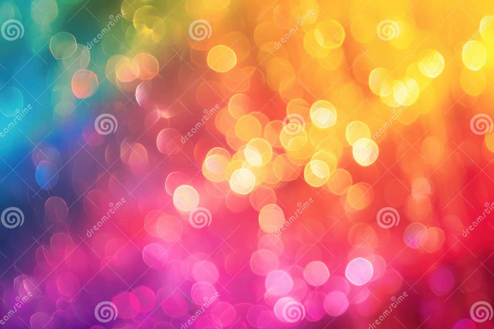 A Splash of Different Rainbow Colors. Background of Rainbow Colors ...